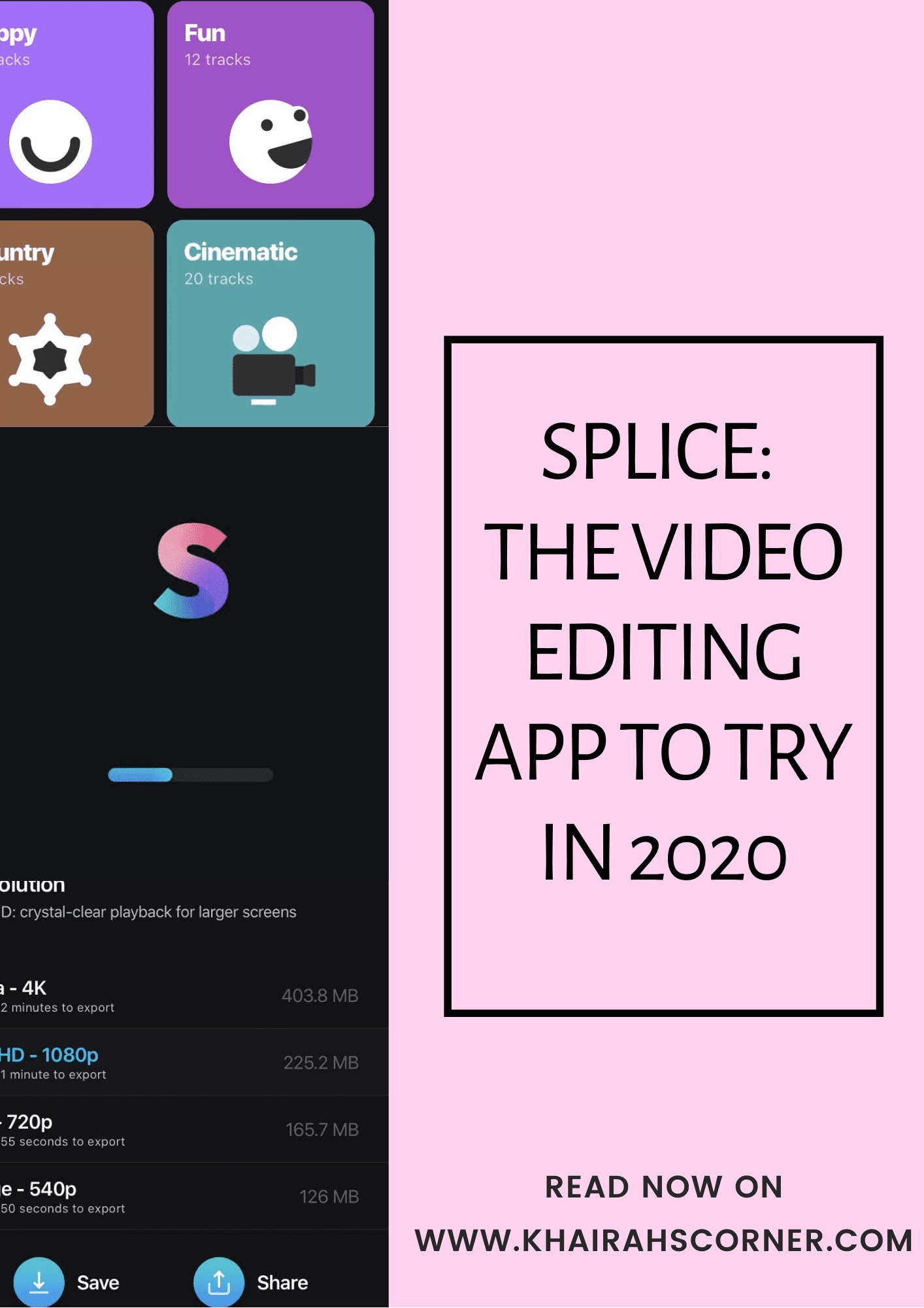 SPLICE: The Video Editing App You Must Try - Khairah's Corner